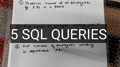 Image result for SQL Queries Programming Questions