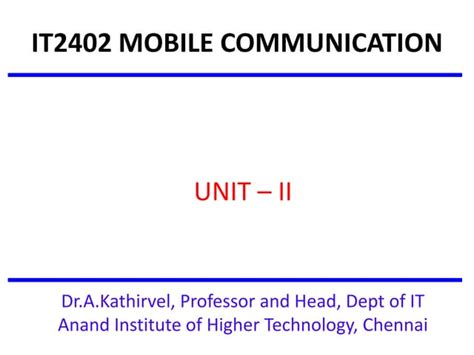 Image result for Mobile Communication Lectures