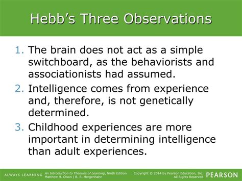 Image result for Hebb Learning Task