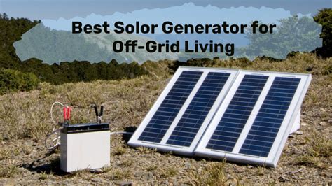 Image result for Off-Grid Solar Generator