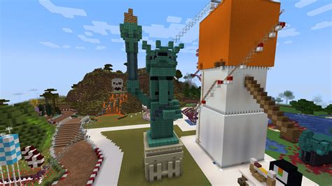 Image result for Mini Statue of Liberty Minecraft Tutorial