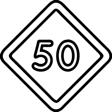 Image result for Speed Limit 50 Sign Timon