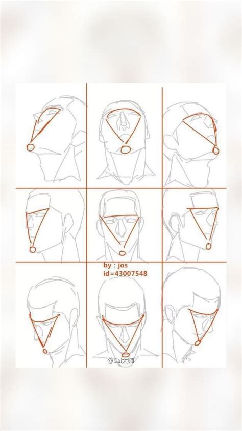 Face shapes in every angle in 2023 | Drawings, Drawing tutorial, Figure ...