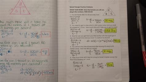 Image result for Practice Problem of Speed 8th Grade