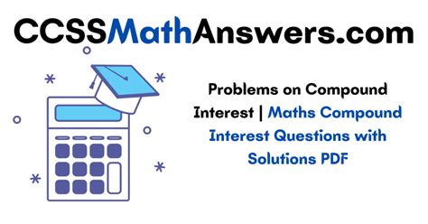 Image result for Math Problems with Compound Interest