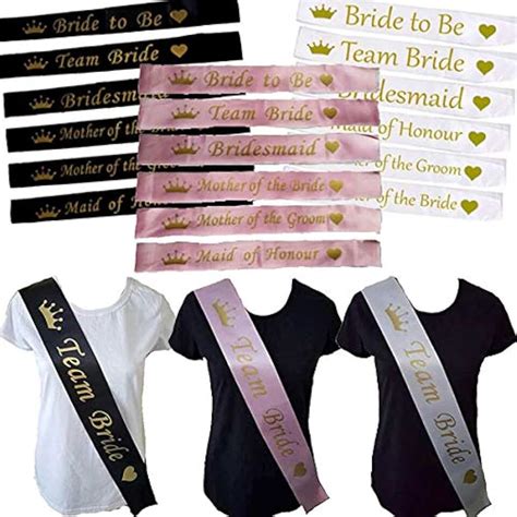 Image result for Team Bride Pink Sash Party