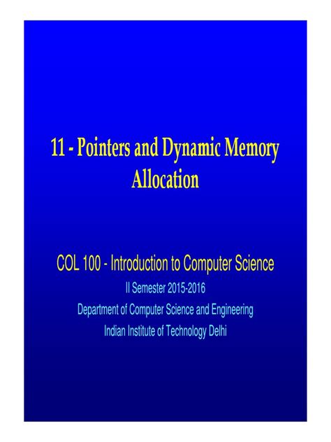 Image result for Dynamic Memory Allocation Pointers
