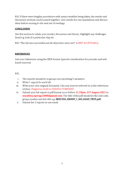 Image result for Lab Report Structure