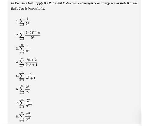 Image result for Ratio Test Example Problem