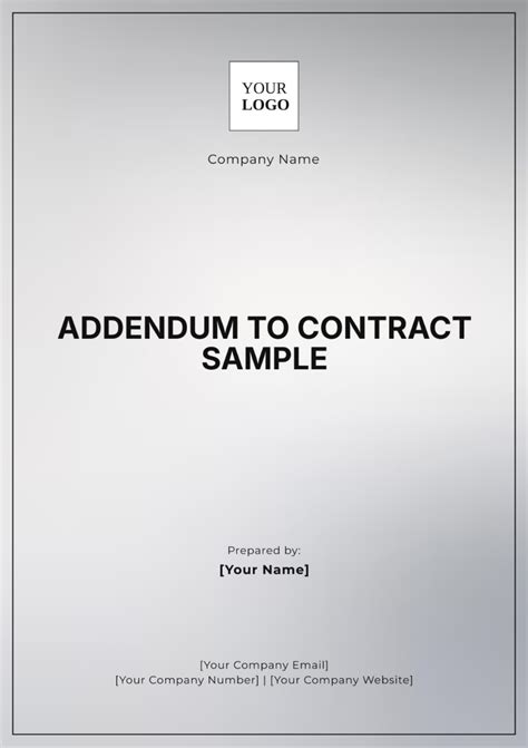 Image result for Mou Addendum Sample