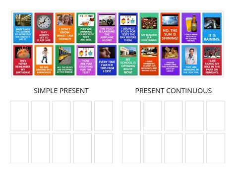 Image result for Ex Present Simple Continuous