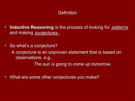 Image result for Inductive Reasoning Explained