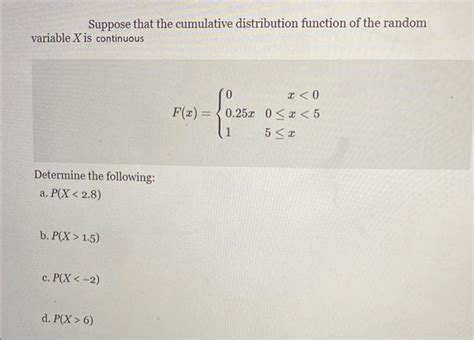 Image result for Distribution Function of Continuous Random Variable