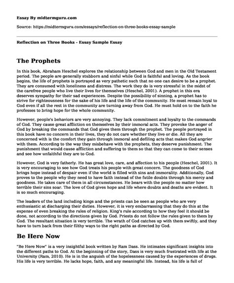 Image result for Reflection Essay Example