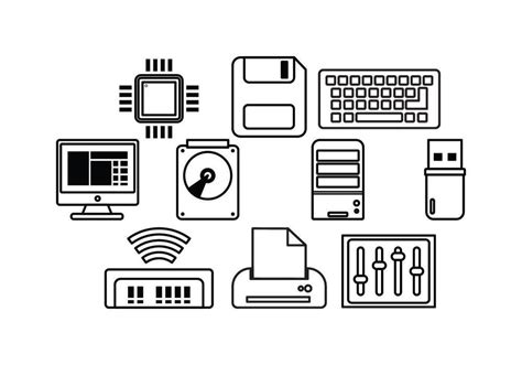 Image result for Computer Parts Vector