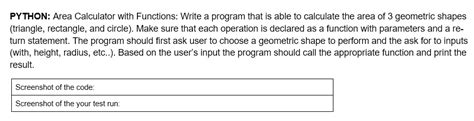 Image result for Python Area Calculator Sublime Text