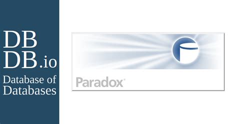 Image result for Paradox Database Software