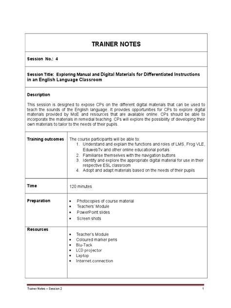 Image result for Trainer Notes