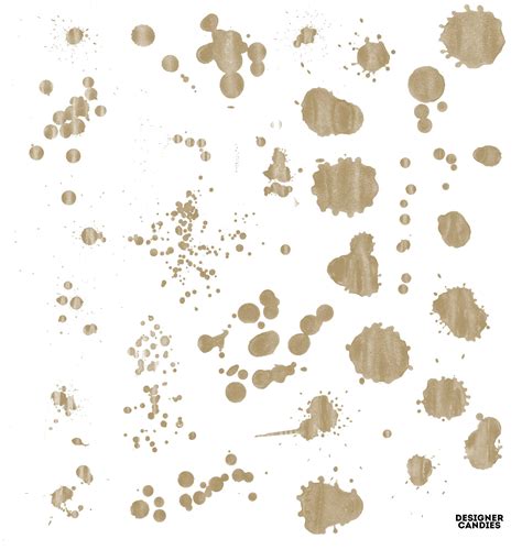 99 High-Res Splatter Brushes for Photoshop - DesignerCandies