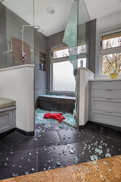 Image result for Exploding Glass Shower Doors