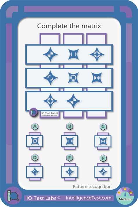 Image result for Pattern Recognition Test