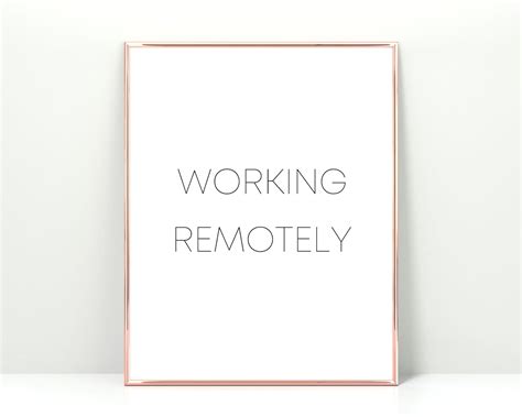 Image result for Working Remotely Office. Sign