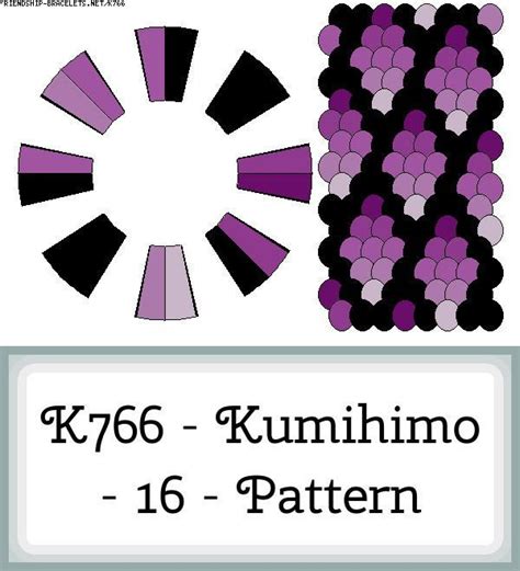 Image result for Free Kumihimo Patterns 16 Thread
