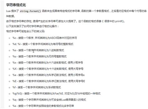 Image result for Lua String.format