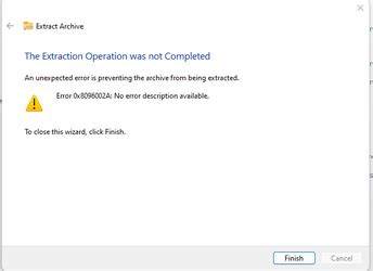 Image result for Extract File Not Appearing
