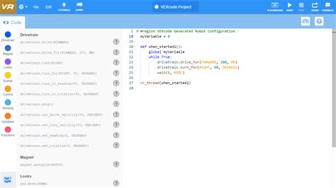 Image result for How to Make a Star in Vexcode Tutorial