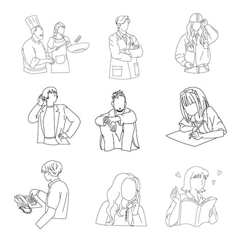 Image result for Daily Routine Line Drawing