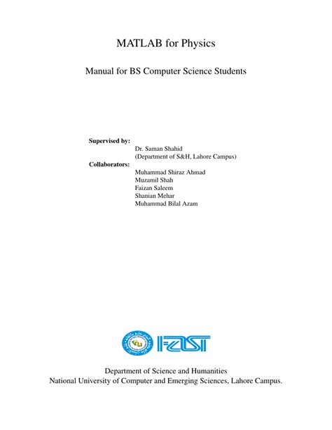 Image result for Physics Maple MATLAB Book