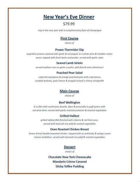 Image result for Final Approach Restaurant Menu