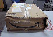 Image result for Smashed Amazon. Box