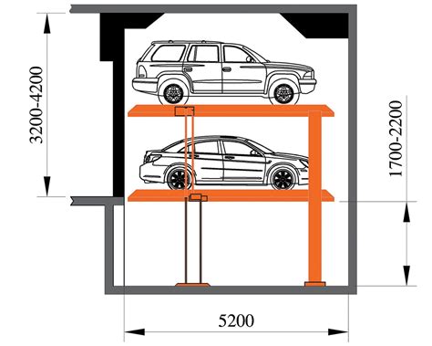 Image result for Stack Parking Dimensions