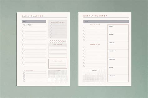 Image result for Planner Page Layout