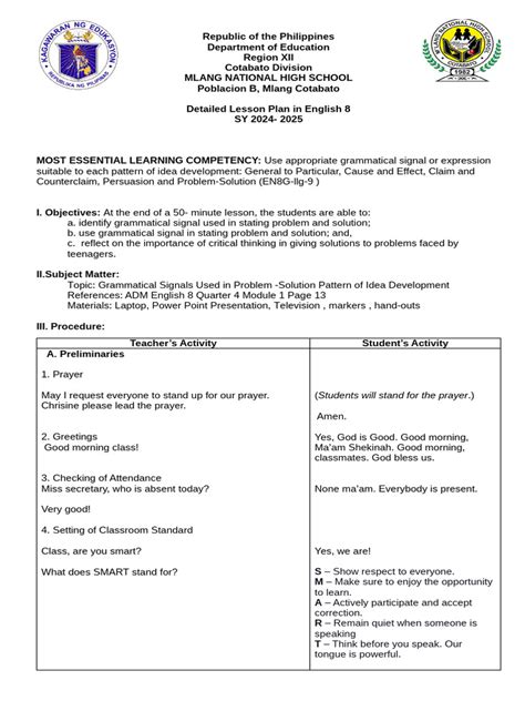 Image result for Demonstration Lesson Plan