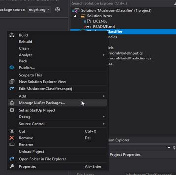 Image result for Sample Ml .Net in Web ASP.NET Core