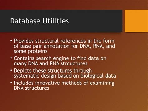 Image result for Nucleic Acid Database