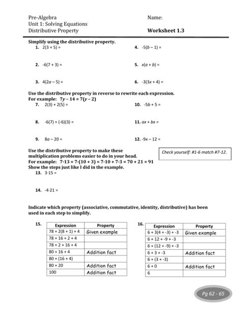Image result for Pre-Algebra Distributive Property