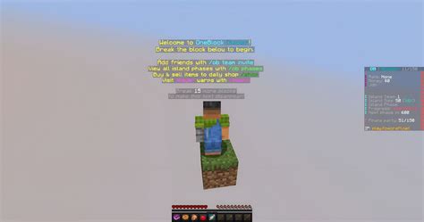 Image result for Server for Minecarft Java Ediotion One Block