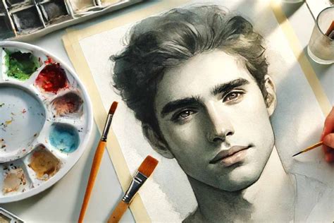 Image result for Realistic Watercolor Portrait Tutorial