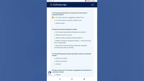 Image result for Go Transcript Answers Today