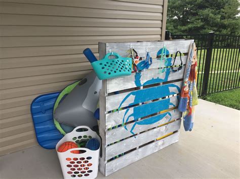 Image result for DIY Pool Float Storage