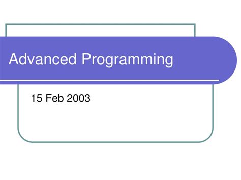 Image result for Advanced Programming Leads
