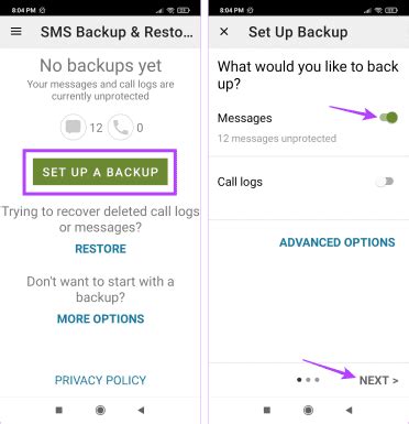 Image result for Transfert Message Android