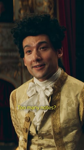 That's one way to handle criticism... Amadeus is available now on Sky. | Sky TV