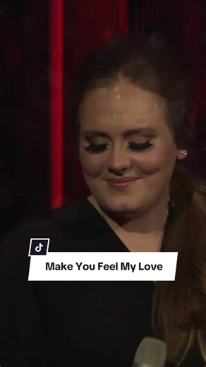 Adele's Live Performance of 'Make You Feel My Love'