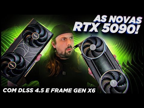 Novas RTX 5090, DLSS 4.5 e Frame Gen X6: Nvidia na CES!