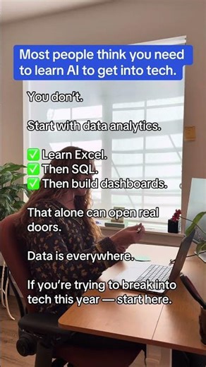 Most People think you need to learn AI to get into tech